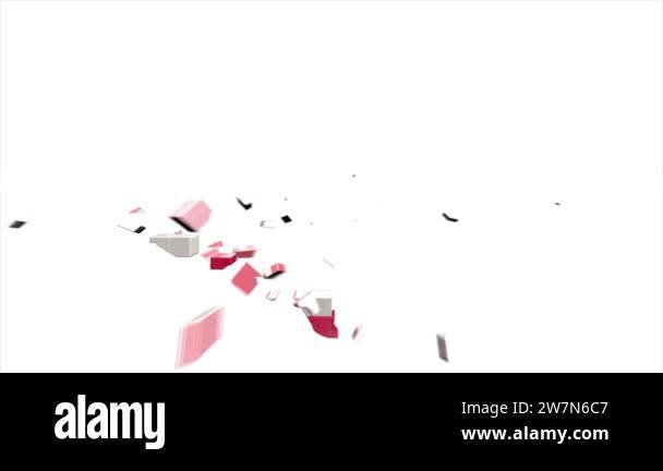 Map of United States of America showing different states. Animated usa ...