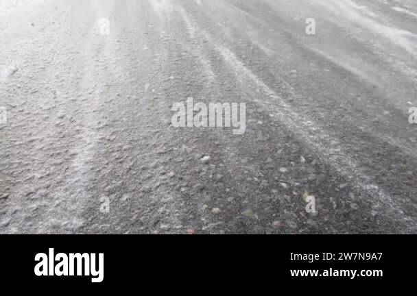 Snow blowing over road Stock Videos & Footage - HD and 4K Video Clips ...