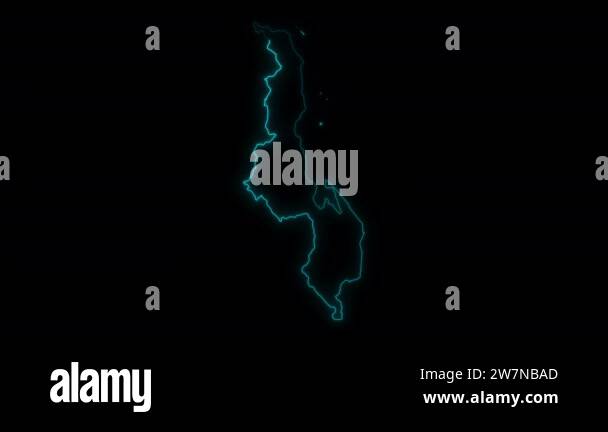 Outline map of dowa Stock Videos & Footage - HD and 4K Video Clips - Alamy