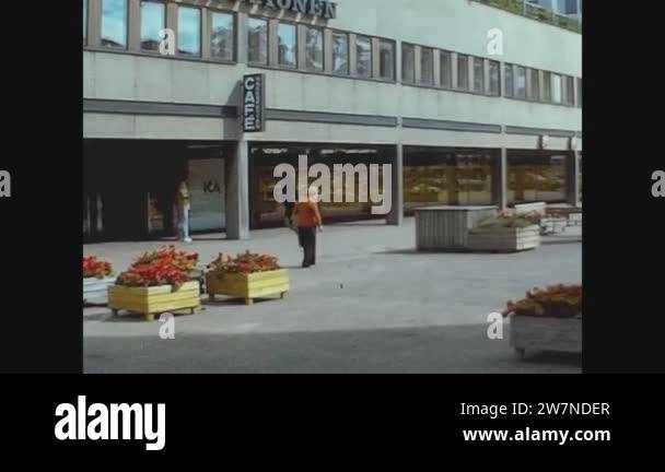 COPENHAGEN, DENMARK JUNE 1975: Copenhagen street view in 70's Stock ...