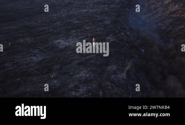 Video of a fire in the Peruvian Andes in Urubamba, Cuzco. Mountains in ...