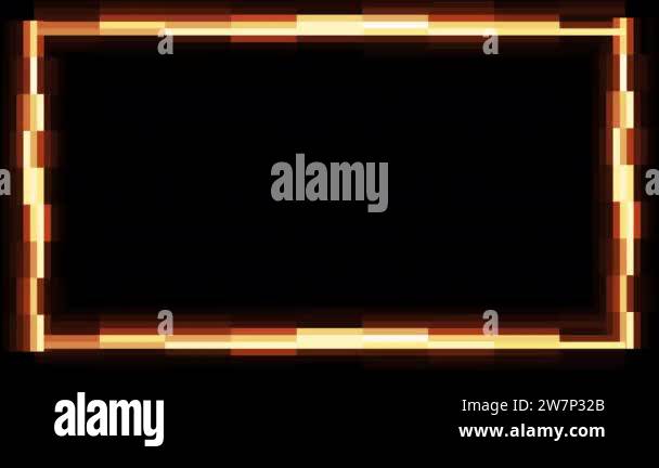 8 bit Loading Border Frame Outer Edge Pushing Pixels Computer Retro ...