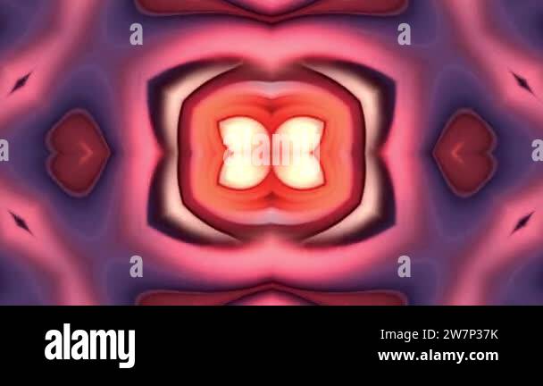 Abstract pop art kaleidoscope sequence pattern. 4k seamless loop ...