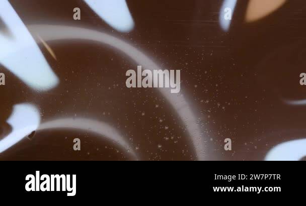 Old film strip burn with bubble.plastic burning bubbles fire closeup ...