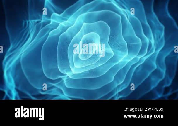 Abstract Beautiful Patterns Waving Background Loop 4k Animation Of An