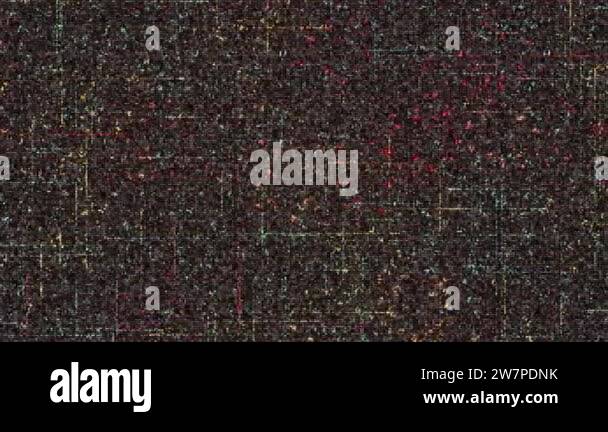 Microchip diagram with moving lines. Animation. Movement of networks ...