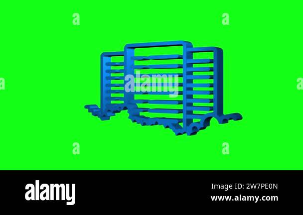 Data Center Mainframe Service Concept Banner Server Rack Server Room Concept Data Bank