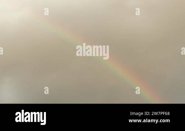 Tokyo,Japan - August 9, 2021: A rainbow on morning sky in Tokyo Stock ...