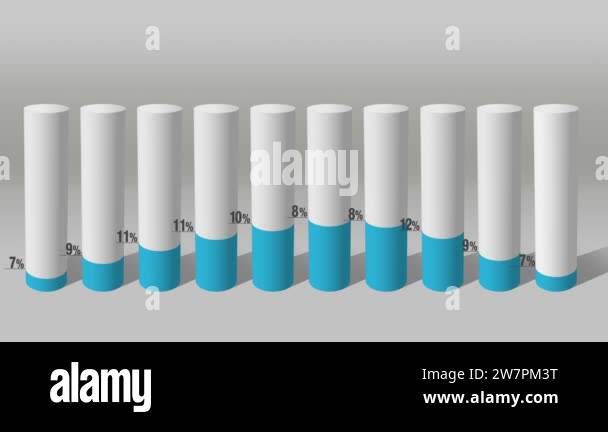 3d cylinder bar graph Stock Videos & Footage - HD and 4K Video Clips ...