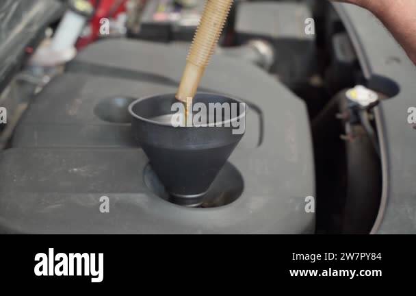 Mechanic pouring oil engine Stock Videos & Footage - HD and 4K Video ...