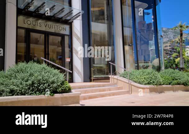 Monte-Carlo, Monaco - August 1, 2021: 8K Louis Vuitton Beautiful Shop ...