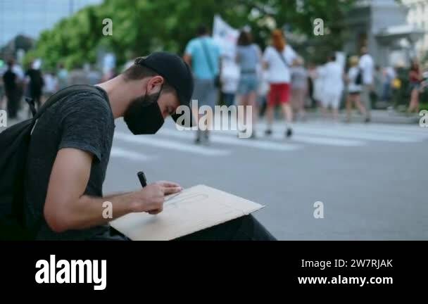 Placard marker sign Stock Videos & Footage - HD and 4K Video Clips - Alamy