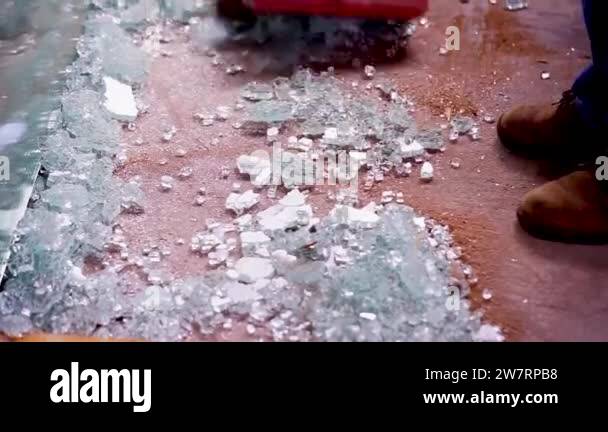 Sweeping up broken glass Stock Videos & Footage - HD and 4K Video Clips ...