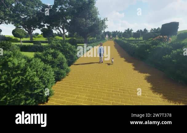 Yellow brick road the wizard of oz Stock Videos & Footage - HD and 4K Video Clips - Alamy