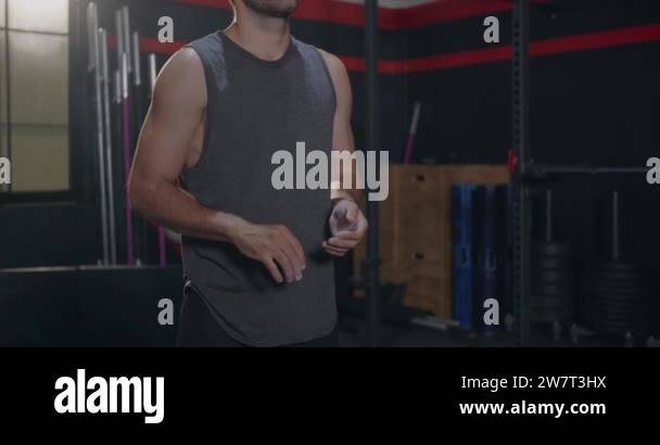 Muscular weightlifter clapping hands Stock Videos & Footage - HD and 4K ...