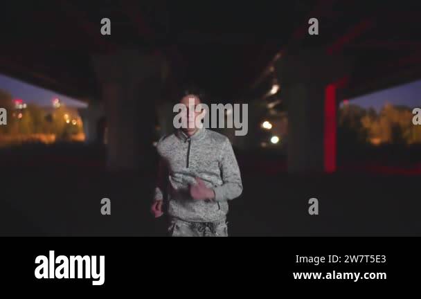 Fugitive man escaping from police paddy van with flashing lights under ...