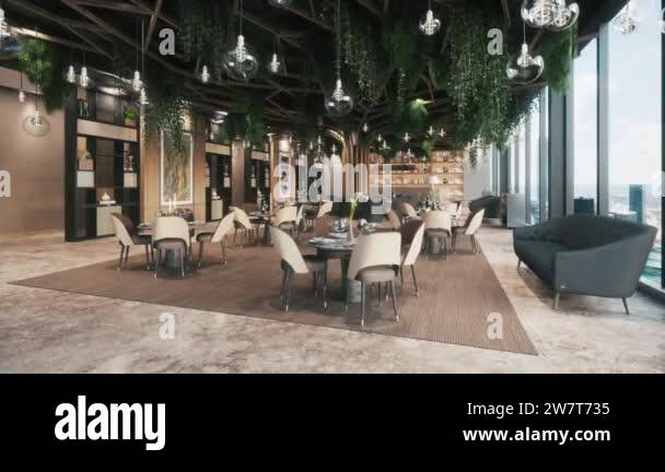 Modern restaurant interior tables Stock Videos & Footage - HD and 4K ...