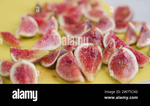 Fresh fig slices fruit Stock Videos & Footage - HD and 4K Video Clips ...