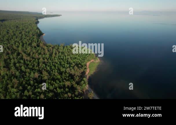 Summertime imagery of Lake Baikal is a rift lake located in southern ...