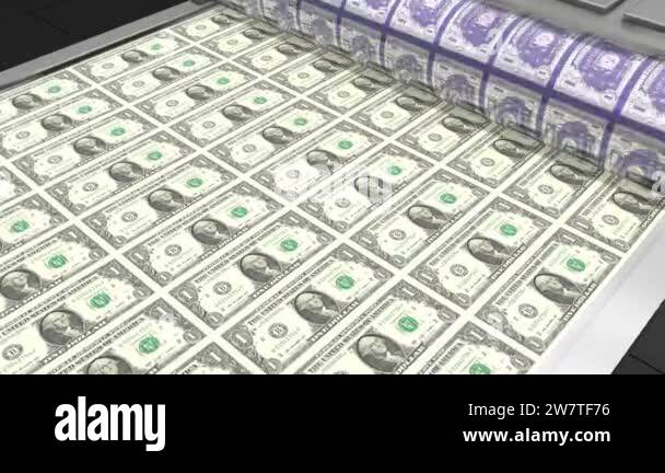 Printing one dollar bills Stock Videos & Footage - HD and 4K Video ...