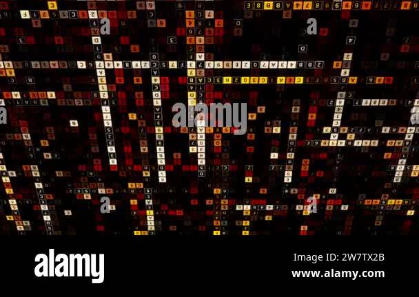 Abstract hacking background, concept of multiple choice and harmful software. Animation. Small ...