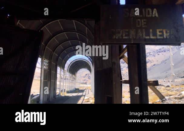 Abandoned Avalanche Shelter that once belongs to the Transandine ...