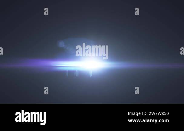 Optical Light Lens Flare Background Fade In And Out/ 4k animation of ...