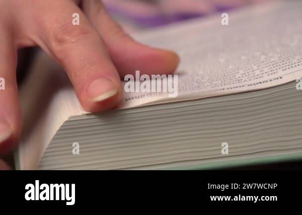 human reading book Stock Video Footage - Alamy