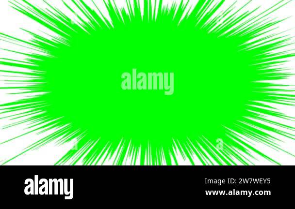 Anime Zoom green screen background design Stock Video Footage - Alamy