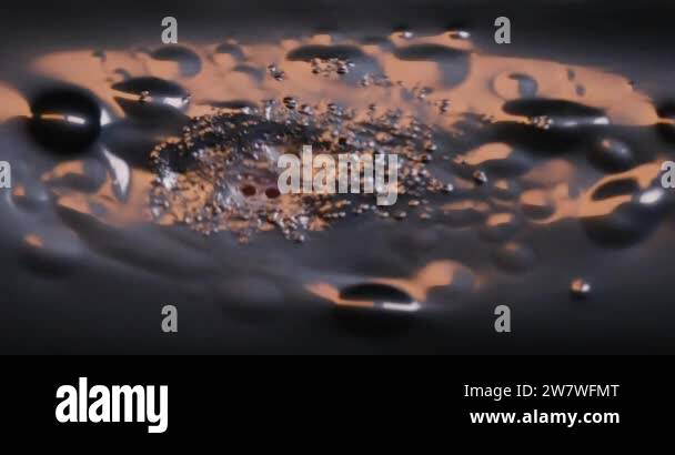 Old film strip burn with bubble.plastic burning bubbles fire closeup ...