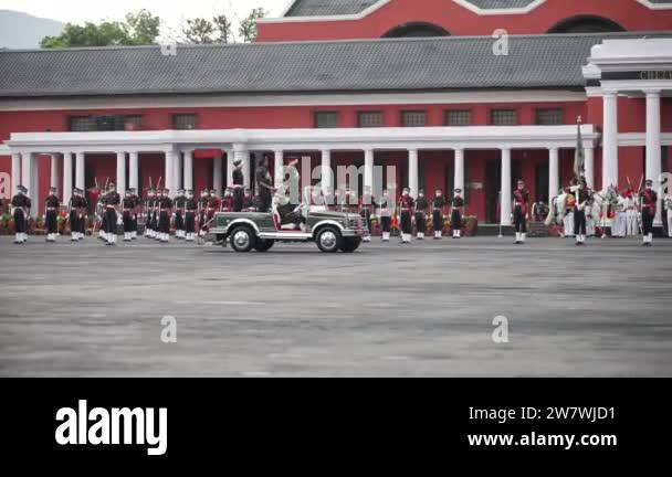 Indian military Academy IMA passing out parade 2021 Stock Video Footage ...