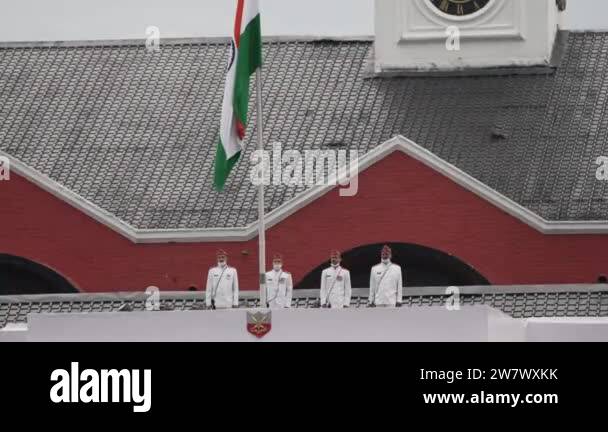 Indian military Academy IMA passing out parade 2021 Stock Video Footage ...