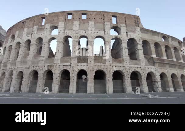 Colosseum amphitheater colosseo amphitheatrum flavium Stock Videos ...