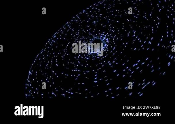 Black hole with rotating disk. Design. Simple projection of black hole ...