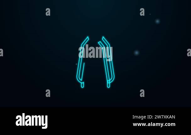 Drawing glowing neon sign Stock Videos & Footage - HD and 4K Video ...