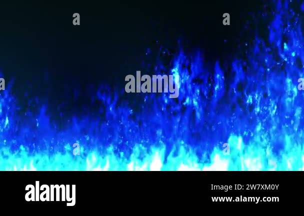 Comic cartoon pattern of burning fire flames on black background ...