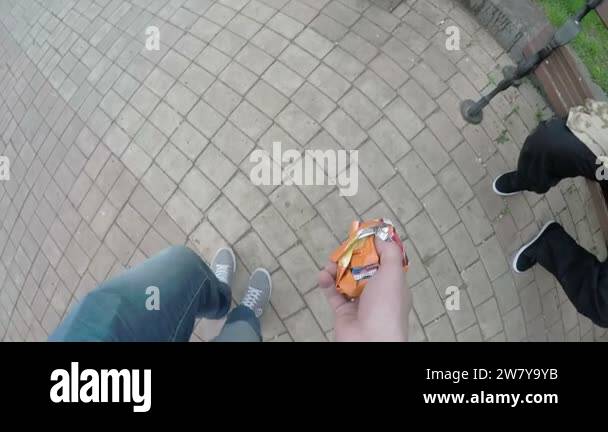 Man throwing garbage Stock Videos & Footage - HD and 4K Video Clips - Alamy