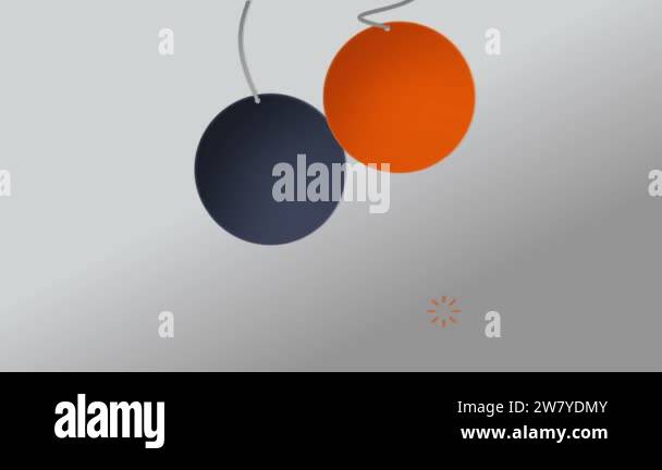 Falling two circle animation, presentation animation templete(included ...