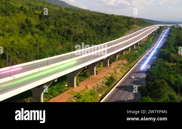 Digital data flow on road to create vision of fast speed transfer ...