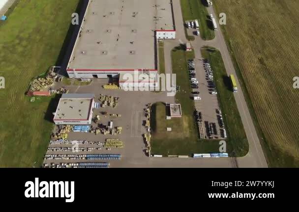 Industrial zone and technology park and logistics center with warehouse ...