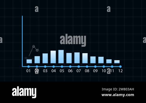Internet, business, Technology and network concept. 2D vector rising ...