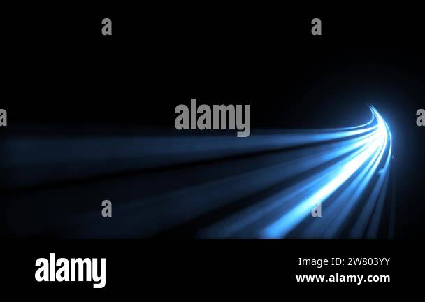 Abstract Glowing 3d Light Strokes Background/ 4k animation of an ...