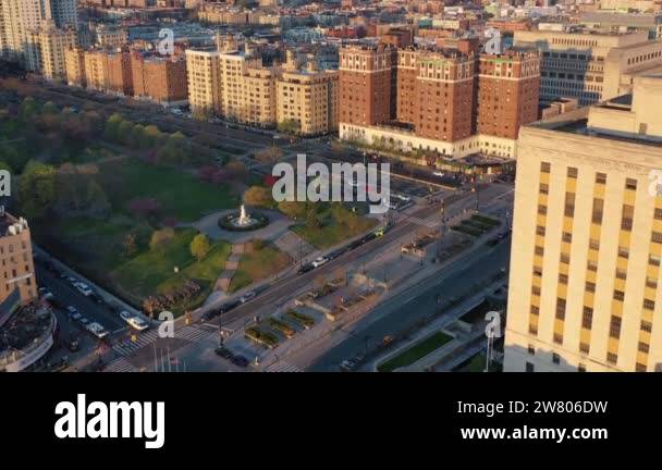 Joyce Kilmer Park, The Bronx, New York during COVID-19 Lockdown Stock ...