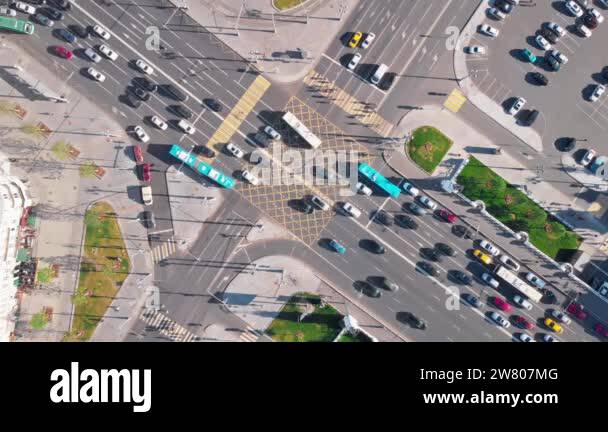 Cars turning at an intersection Stock Videos & Footage - HD and 4K ...