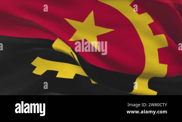 Angolan national official flag Stock Videos & Footage - HD and 4K Video ...
