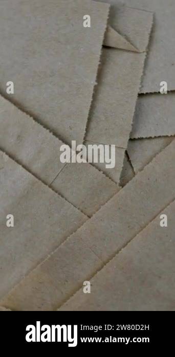 Empty paper package, eco-friendly disposable biodegradable packaging ...