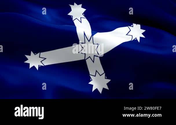 Southern Cross flag Closeup 1080p Full HD 1920X1080 footage video ...