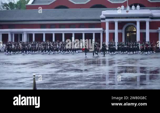 Indian military Academy IMA passing out parade 2021 Stock Video Footage ...