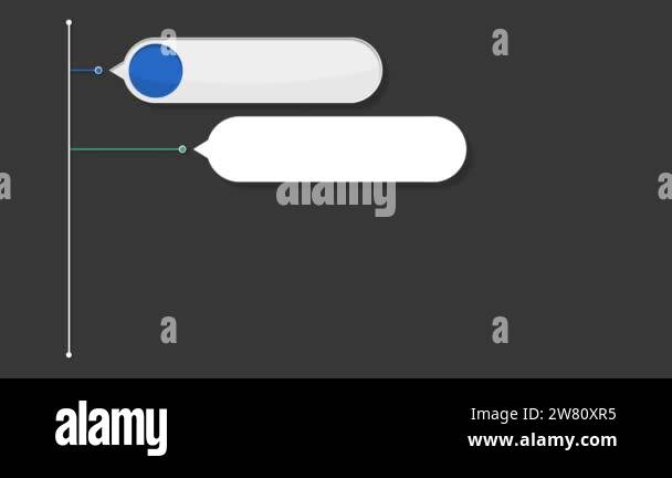 Four round square intro title box chart,powerpoint presentation ...