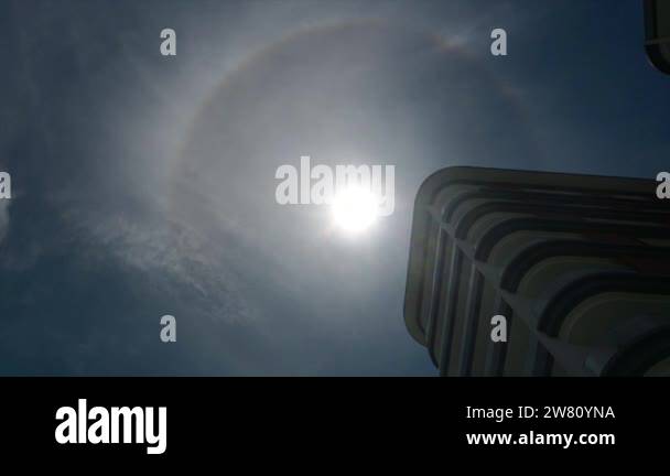 An amazing atmospheric optical phenomena, a Solar Halo over Ho Chi Minh ...